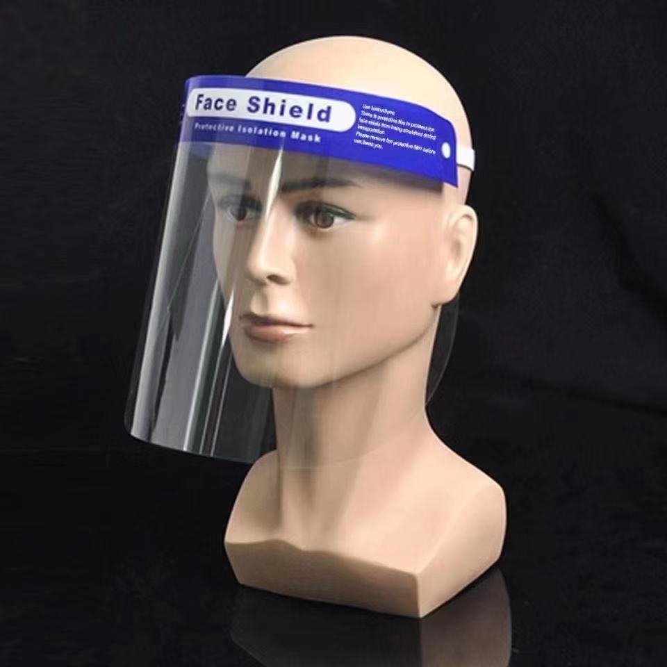 Disposable 320*220mm PET Protective anti fog transparent face shield ...