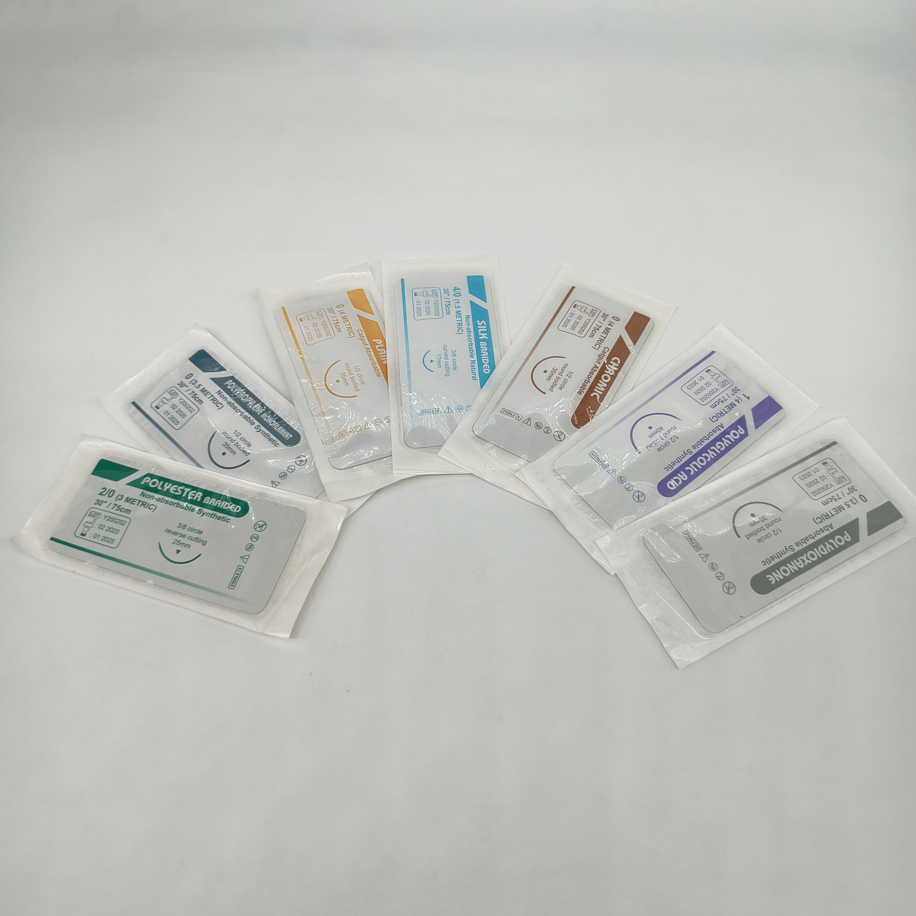 Medical sterile Suture Absorbable Polyglycolic Acid Nylon Monofilament ...